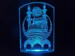 Buy Risentshop Multicolor Acrylic Allah 786 Masjid 3D Illusion Rgb 7 ...