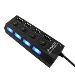 Buy Technotech 4 Ports Usb Hub 2.0 With Switches for Desktop, Laptop, Pc Online at Best Prices ...
