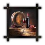 Buy PnF Wood Cross Frame Hand-Crafted With Photo Of Wine Bottle-15867 ...
