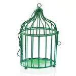 Buy Pure Source India Handmade Metal Bird Cage Tea Light Holder (16 x ...
