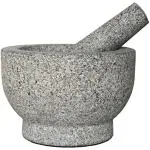 Buy Subaa Stone Mortar and Pestle Set/Ural/Okhli Masher / idikallu -4.5 ...