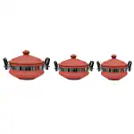 Buy CLAY WALA - Clay Donga set with Mitti lid Handle /Curd pot/ Biryani ...