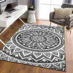 Buy ishro home 3 x 5 Feet 3D Jet Multi Printed 3D Jet Premium Carpet ...