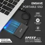 Buy EVM EnSave 128GB Smallest External SSD - Ultra-Compact & Portable Solid State Drive with USB ...