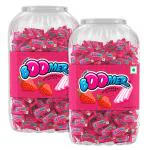 Buy Boomer Bubble Gum Strawberry Flavoured Chewing Gums, Jar of 294 Gums, Pack of 2, 999.6g ...