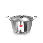 Buy Impex Serene Triply Stainless Steel Biryani Pot with Lid 13 liter ...