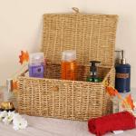 Buy AKWAY_Handwoven Wicker/Water Hyacinth/Kauna Grass/Seagrass Storage ...