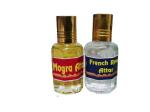 Buy KAH ATTAR Mogra and French Rose Long Lasting Fragrance 12 ml Each ...