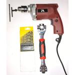 Buy Flymoon 10mm Powerful Electric Drill Machine with 48pcs $ 13pcs ...