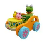 Buy Yamkay Nedteric Media Wooden Musical Pull Along Toy Cute Frog ...