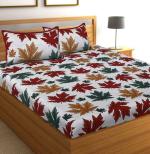 Buy Sugun Multicolor 3D Printed Cotton Queen Bedsheet(235 x 210 cm ...