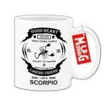 Buy Mug Morning Scorpio Mug (White) Scorpio Coffee Mug Scorpio Zodiac ...