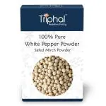 Buy TRIPHAL White Pepper Powder or Safed Mirch Powder or Dakhani Mirch Powder - Premium Quality ...