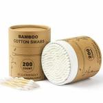 Buy FOVTY Bamboo Baby Cotton Swab Wood Sticks Soft Cotton Buds Cleaning ...