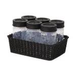 Buy Cutting EDGE Food Grade Twister Airtight Plastic Jars with Basket ...