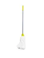 Buy CleanJoy Round Mop Cotton Hygiene Poncha With Long Metal Handle for ...