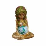 Buy BAKA Goddess Nature Gaia Mother Earth with Sun Moon Figurine Statue ...
