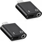 Buy Zrose Black 2 In 1 Usb Type C Male To 3.5Mm Female Earphone ...