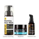 Buy Ustraa Max Brightening Kit - Foaming Face Wash for Skin Brightening ...
