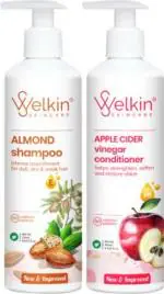Buy Welkin SKIN CARE Organic Almond, Apple Cider and Vinegar Shampoo ...