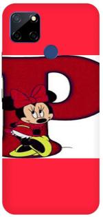 Buy GOLDALPHA Red, White Plastic Back Cover For Realme C25 Online at ...