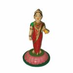 Buy Handmade Wooden Standing Woman Kinhal Toys Showpiece Online at Best ...