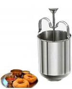 Buy Fitaza Mini Donut Maker Dispenser - Stainless Steel Vada, medu wada ...