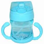 Buy Te Quiti Blue Plastic Leakproof Durable BPA Free Non-Toxic Baby Sipper With Straw 200ml ...