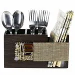 Buy COCKTAIL Wooden MDF Spoon Stand, Cutlery Holder, Spoon Holder for ...