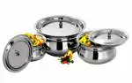 Buy SQUARO Online Store Premium Stainless Steel Biryani Handi Set ...