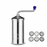 Buy HASHONE Stainless Steel Gathiya Maker with 6 Jalis 10 cm Online at ...