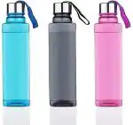 Buy Console Plastic Drinking Square Bottle 1000 ml (Set of 3) Online at ...