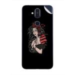 Buy GADGETSWRAP Printed Vinyl Skin Sticker for Nokia 8.1 - rose gone ...