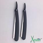 Buy Xester Black Plastic Barber Straight Edge Razor Folding Shaving ...