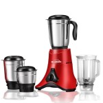 Buy Bluemix Red Triangle Mixer Grinder with 4 Jars, 1+1 Year Warranty ...
