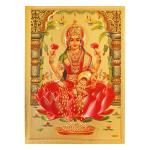 Buy Hawai Goddess Lakshmi Gold Plated poster sticker 5x7inch ...
