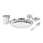 Buy Homee Ware Stainless Steel Dinner Set 5 pcs Online at Best Prices ...