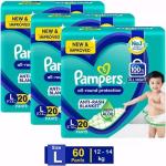 Buy Pampers All Round Protection Happy Skin Pants, With Anti Rash ...