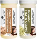 Buy Park Daniel Premium White Sandalwood Powder And Safed Musli Powder, 100 G Each (Combo Of 2 ...