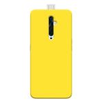 Buy MobiEra Oppo Reno 2F Plain Yellow Color Design Plastic Hard Case ...