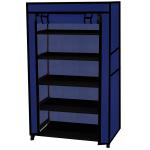 Buy POWEREST Portable Folding Shoe Rack 5 Layer Almirah with Cover ...