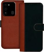 Buy Hupshy Tecno Spark Go 2022 Black And Brown Artificial Leather Back ...