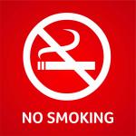 Buy ACRO ADS No Smoking Area Sign Printed Sticker for Business ...