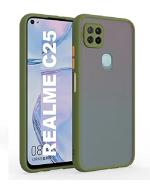 Buy MobiLooks Mobile Accessories for realme C25 Olive Shock-Absorbent ...