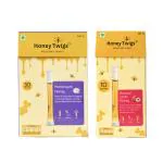 Buy Honey Twigs Himalayan Multi Floral Honey and Litchi Honey, 320g(240g + 80g - 40 Twigs ...