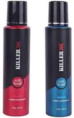 Buy Killer Storm & Ocean Liquid Deodorants Spray 150ml Each (Pack of 2) Online at Best Prices in ...