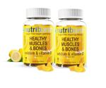 Buy NUTRIBURST Healthy Muscles & Bones | Calcium & Vitamin D | 60 Lemon ...
