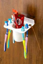 Buy SHOPITECH ABS Unbreakable Plastic Multipupose Shelf (2 in 1), Soap ...