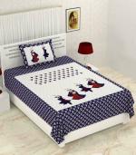 Buy Sugun Multicolor Single Cotton Bedsheet (210 X 230 cm) Online at ...