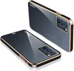 Buy Clickaway Oppo Reno 6 5G Luxury HD New Electroplated Transparent ...